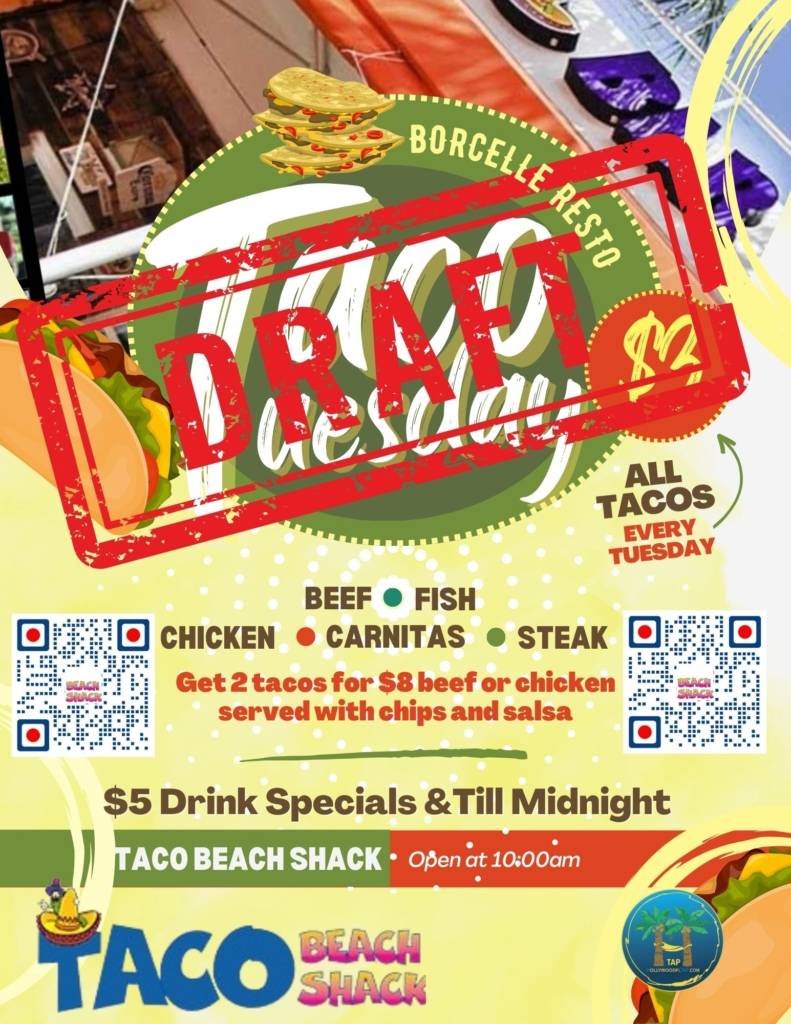 Taco & Tequila Tuesdays - Hollywood TAP (Trends and Places)