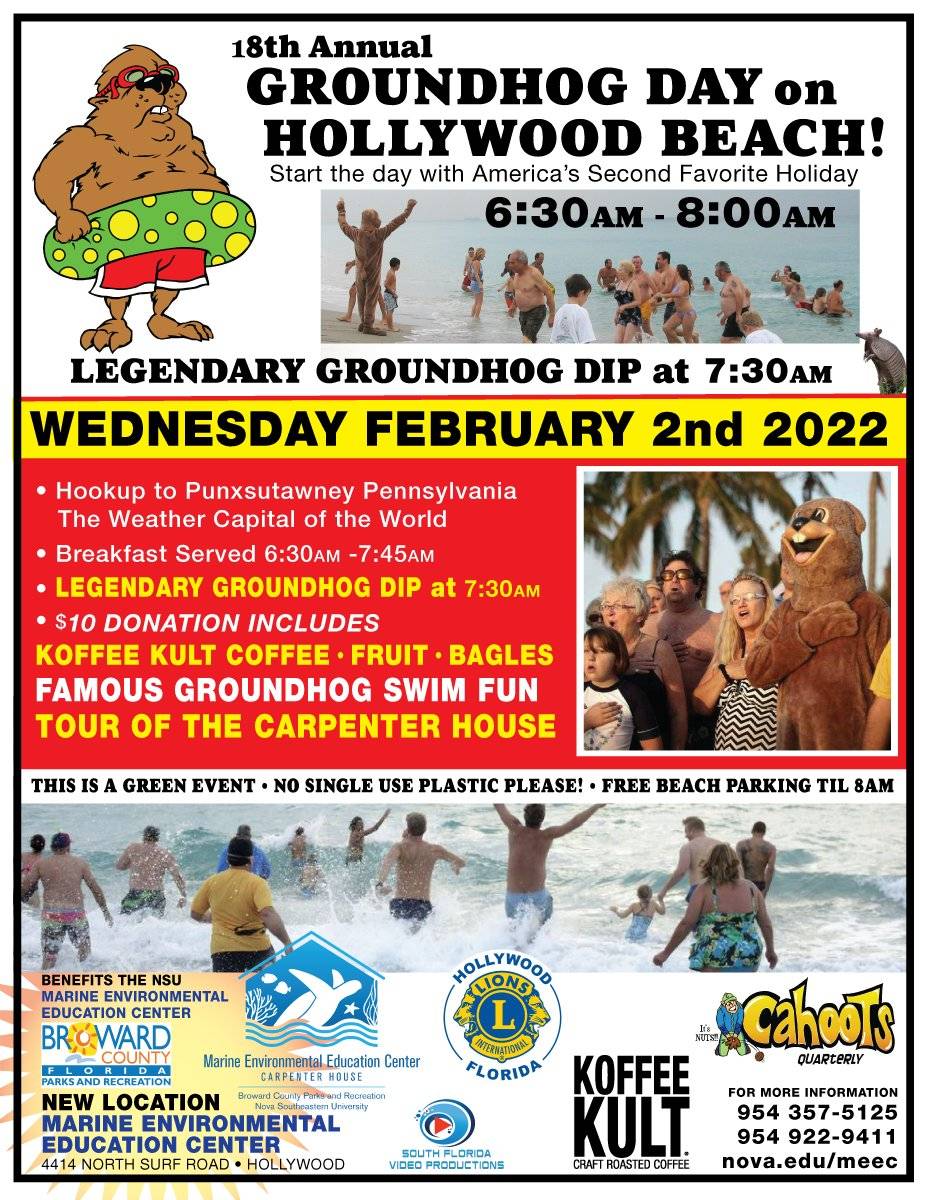 18th Annual Groundhog Day On the beach - Hollywood TAP (Trends and Places)